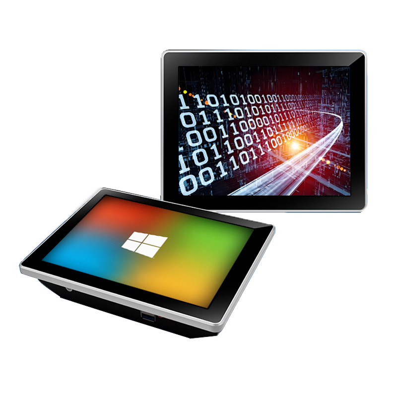 800X600 450nits 8.4 Inch Industrial Resistive Touch Panel PC with Atom ...